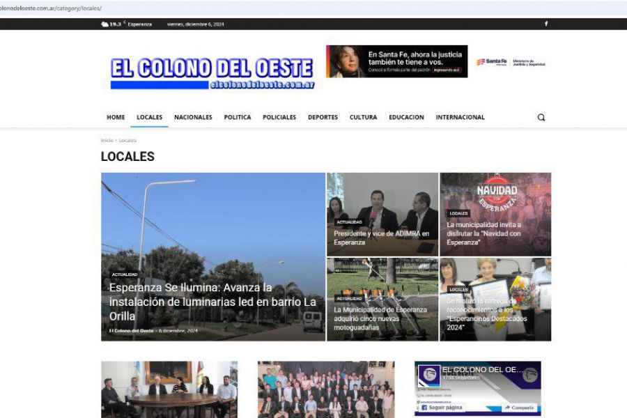 146 años de «El Colono del Oeste» | FM Spacio 98.1 - Franck - Santa Fe ...