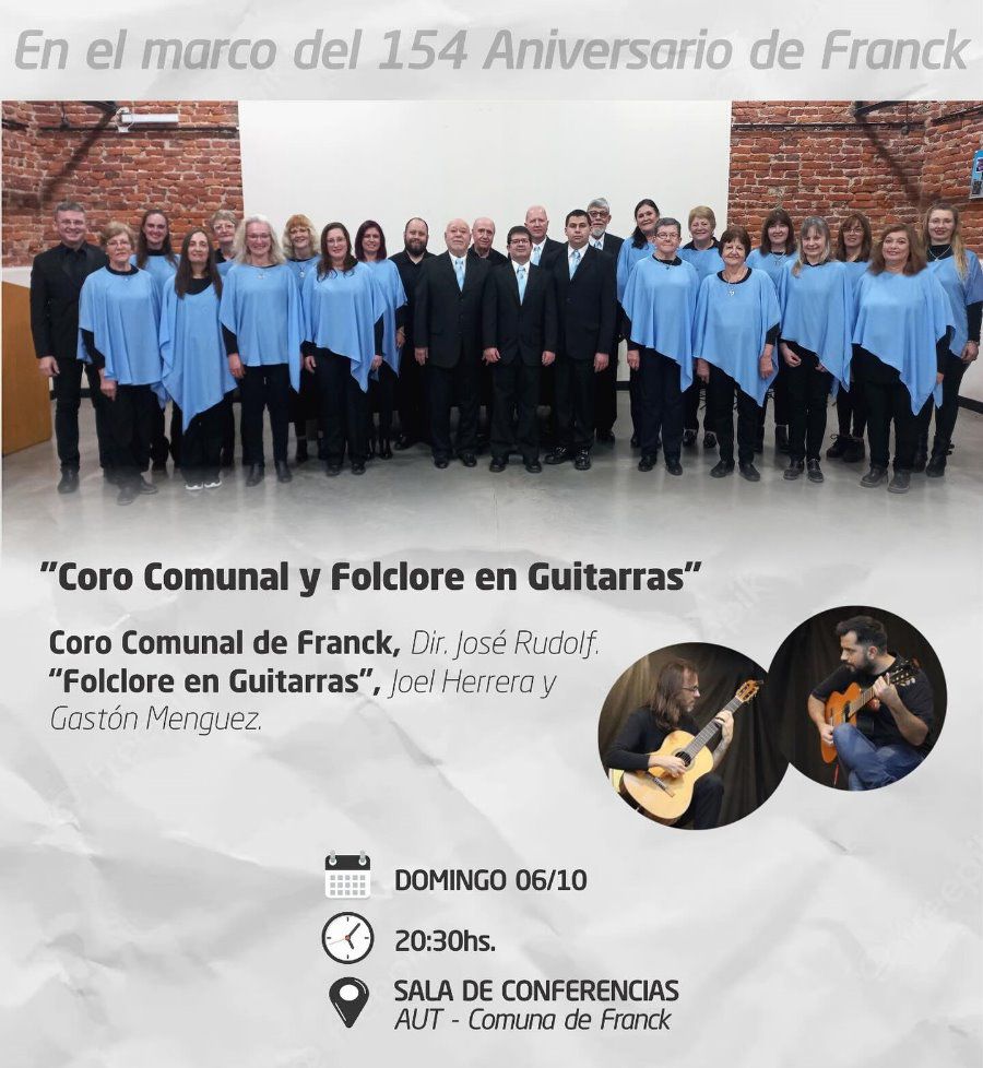 «Coro Comunal y Folclore en Guitarras» | FM Spacio 98.1 - Franck ...