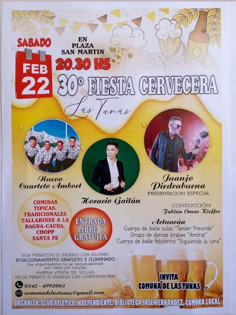 30 Fiesta Cervecera en Las Tunas | FM Spacio 98.1 - Franck - Santa Fe ...